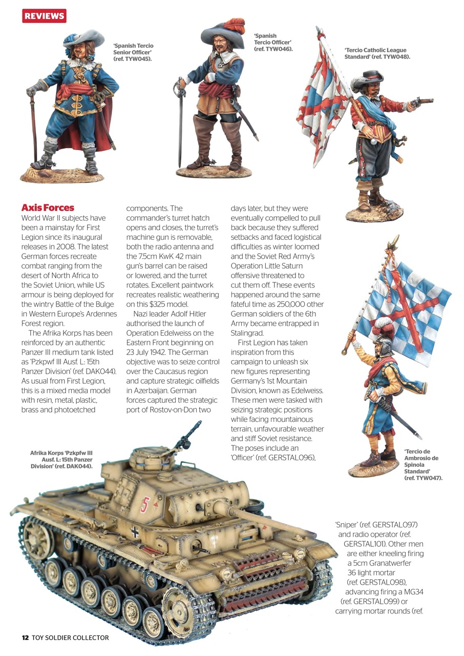 Toy Soldier Collector and Historical Figures Magazine Subscriptions and ...