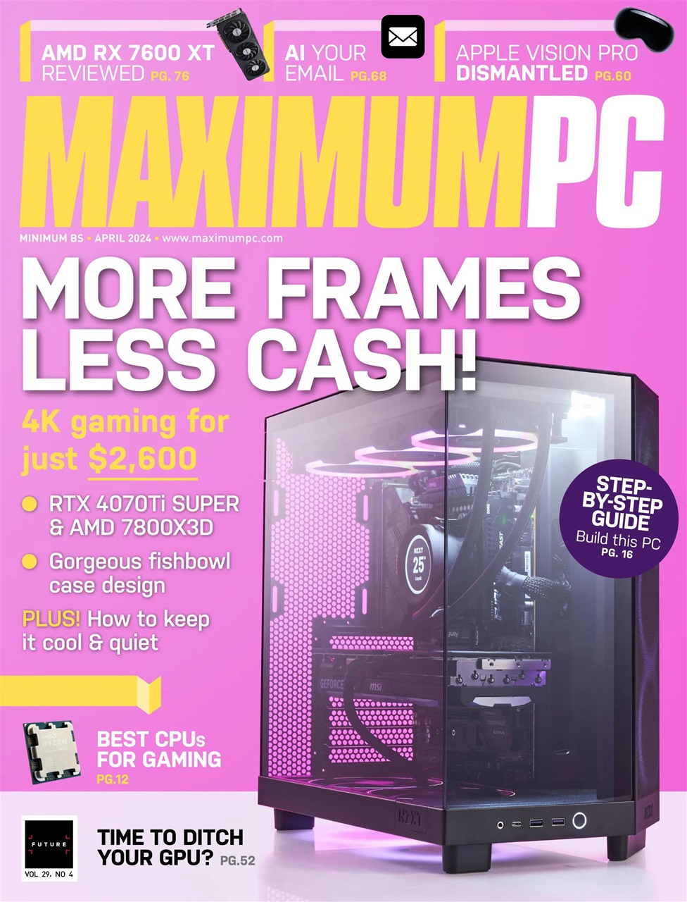Maximum PC Magazine Subscriptions and April 2024 Issue | Pocketmags
