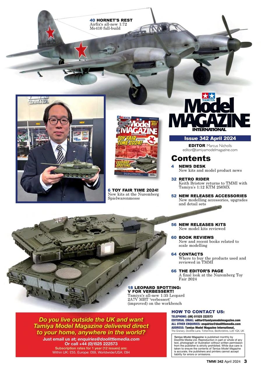 Tamiya Model Magazine - 342 Back Issue