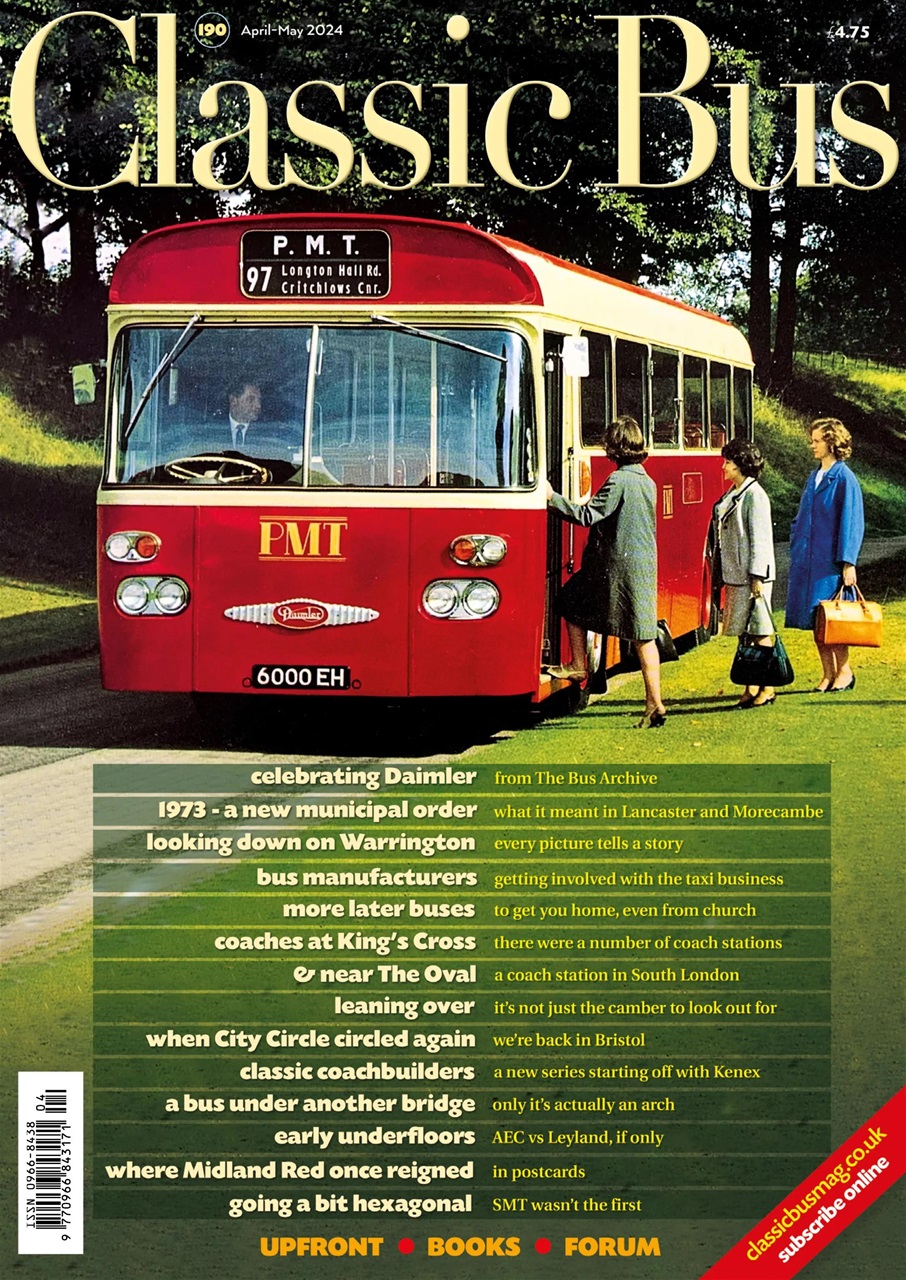 Classic Bus Magazine Subscriptions and Apr/May 2024 (190) Issue