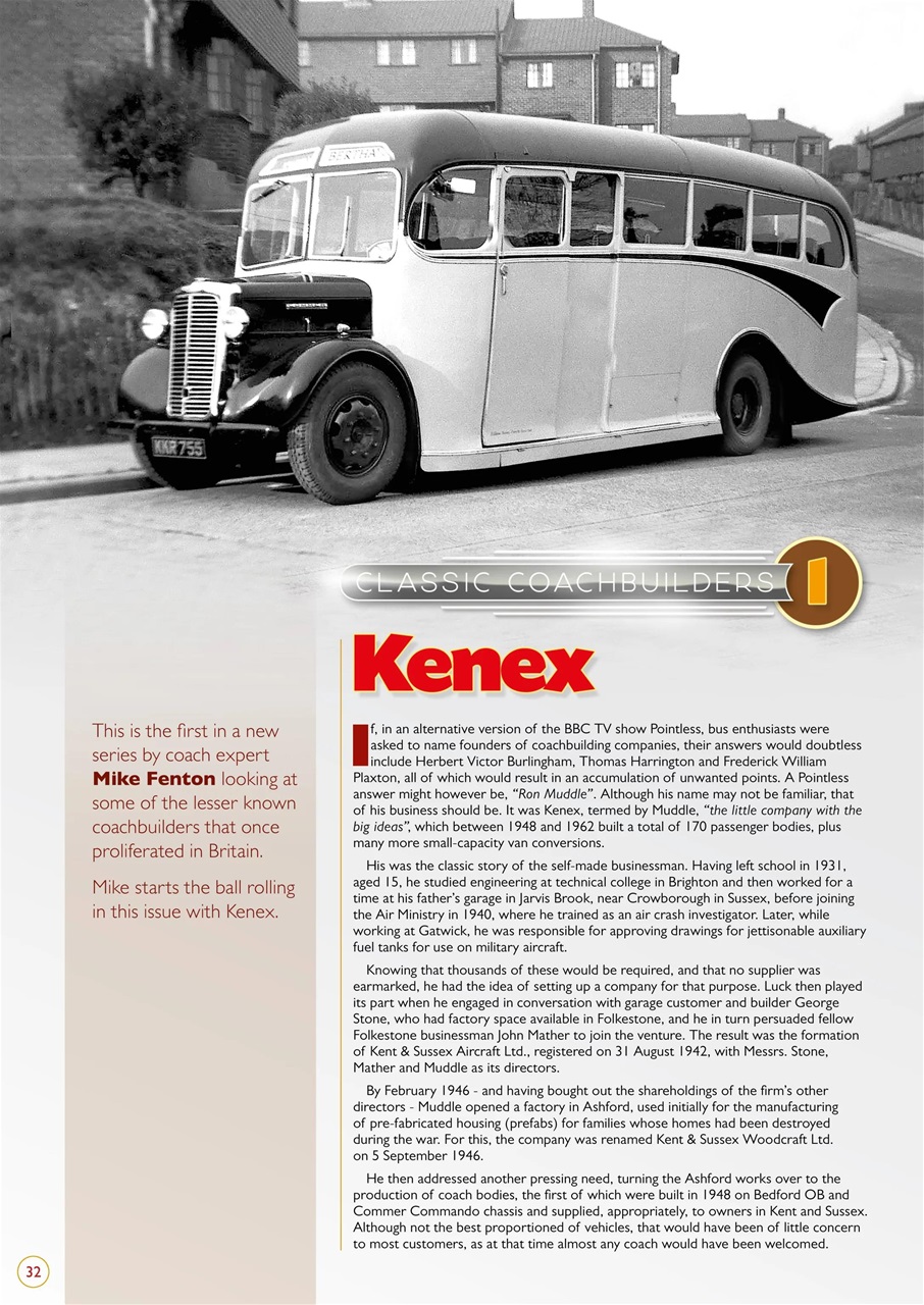 Classic Bus Magazine Subscriptions and Apr/May 2024 (190) Issue