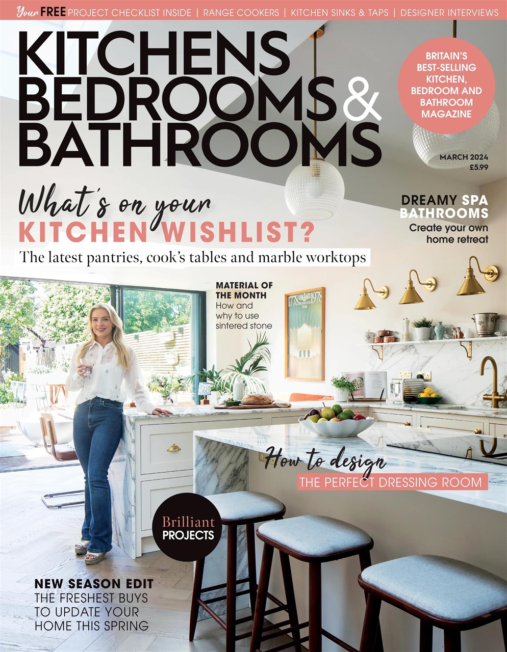 Kitchens Bedrooms & Bathrooms magazine - March 2024 Back Issue