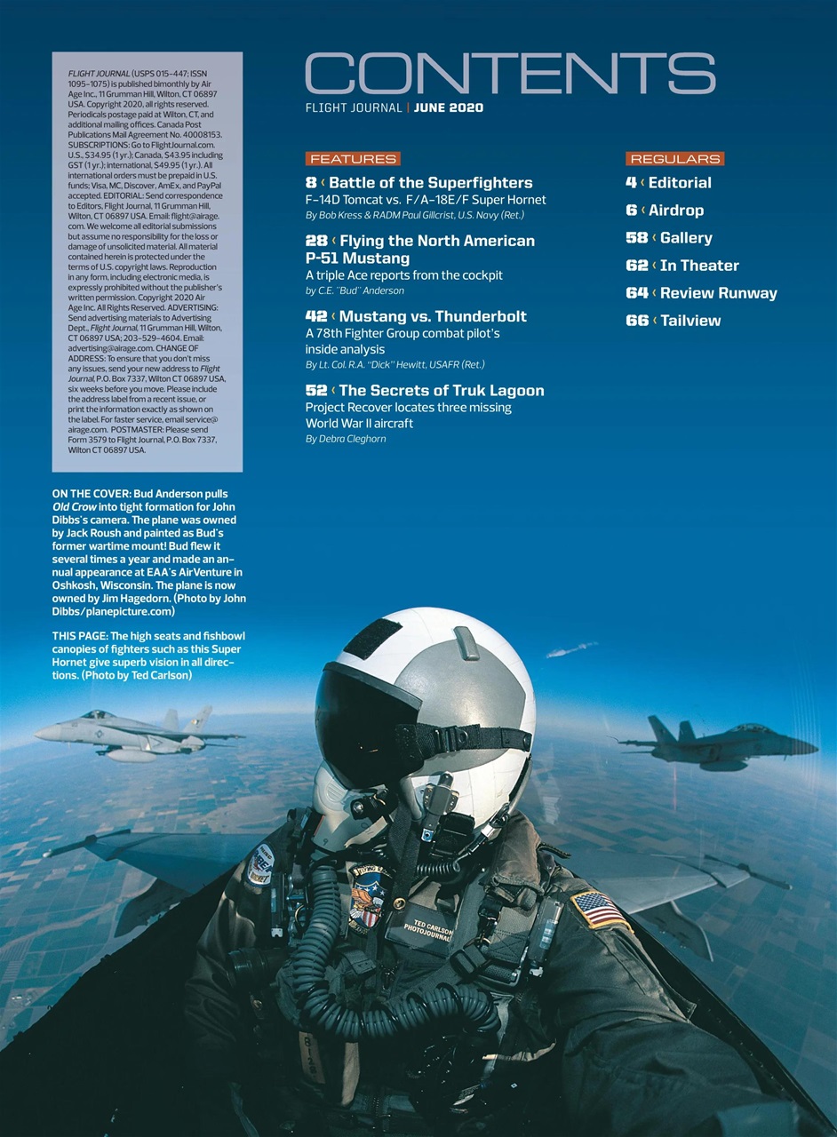 Flight Journal Magazine - June 2020 Back Issue
