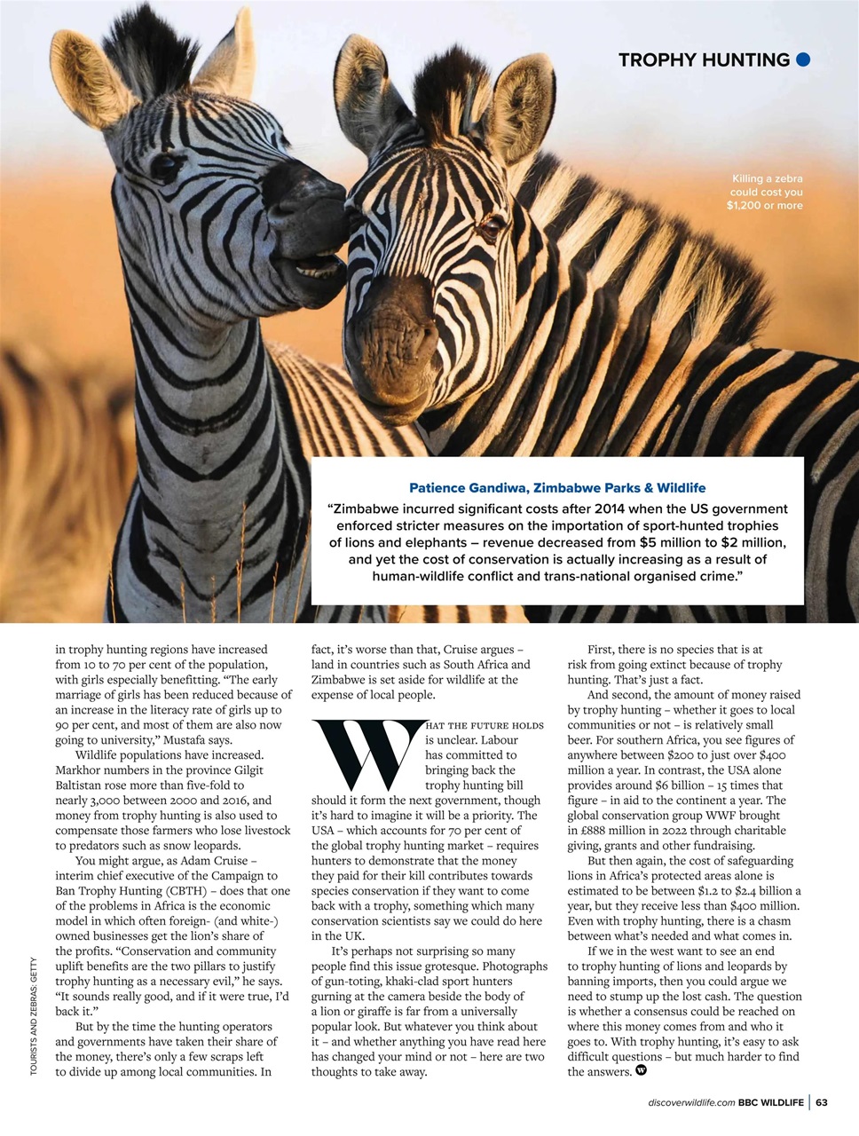 BBC Wildlife Magazine - April 2024 Back Issue