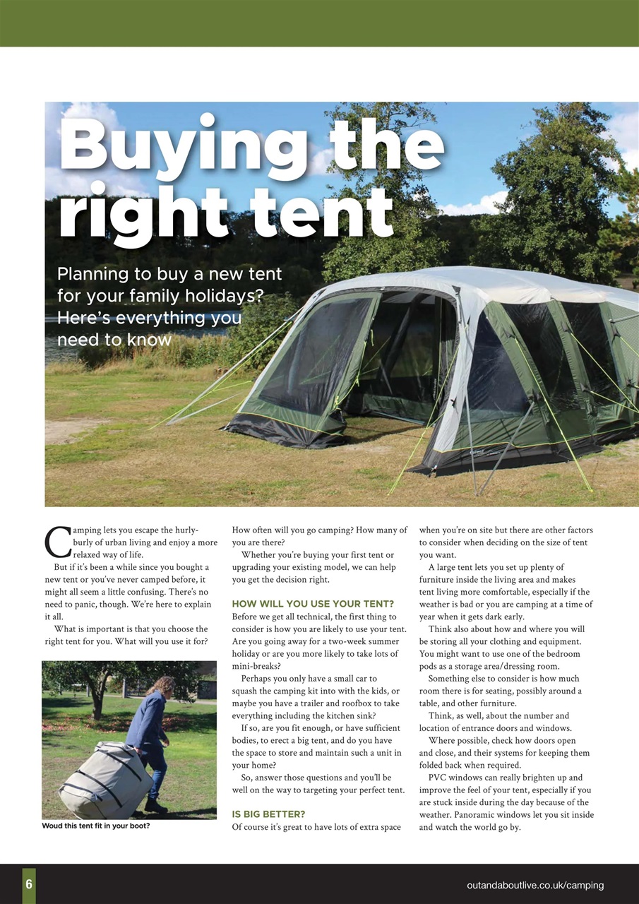 Camping Magazine Subscriptions and Essential Guide to Camping Issue ...