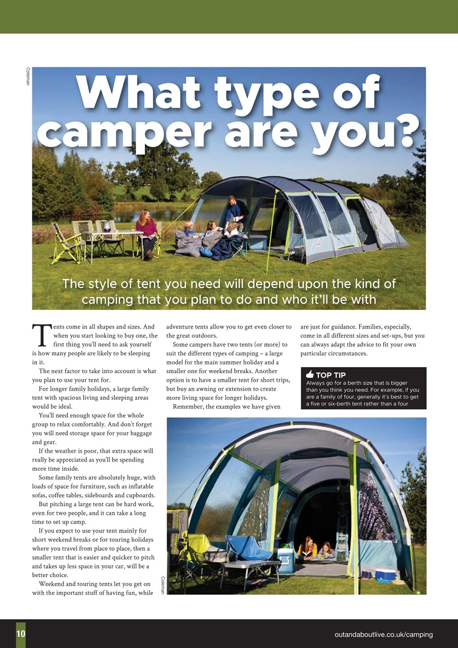 Camping Magazine Subscriptions and Essential Guide to Camping Issue ...