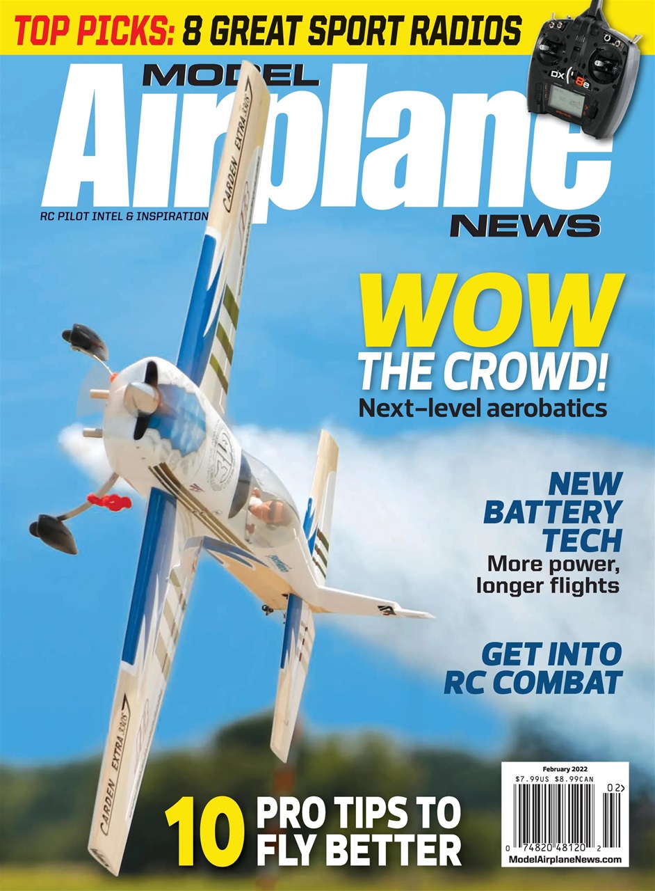 Model Airplane News Magazine - February 2022 Back Issue