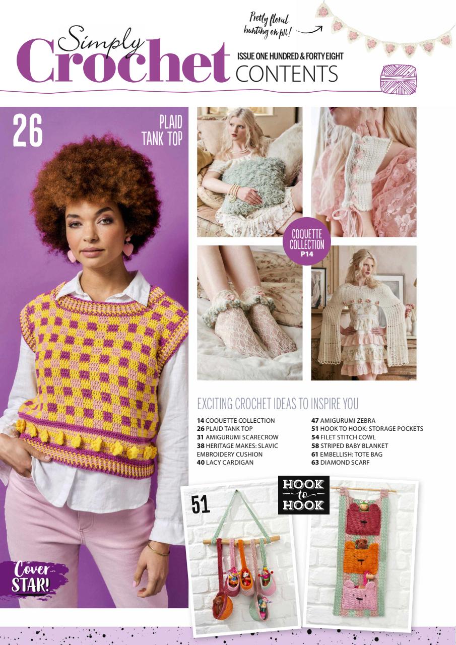 Simply Crochet Magazine Subscriptions and 148 Issue | Pocketmags