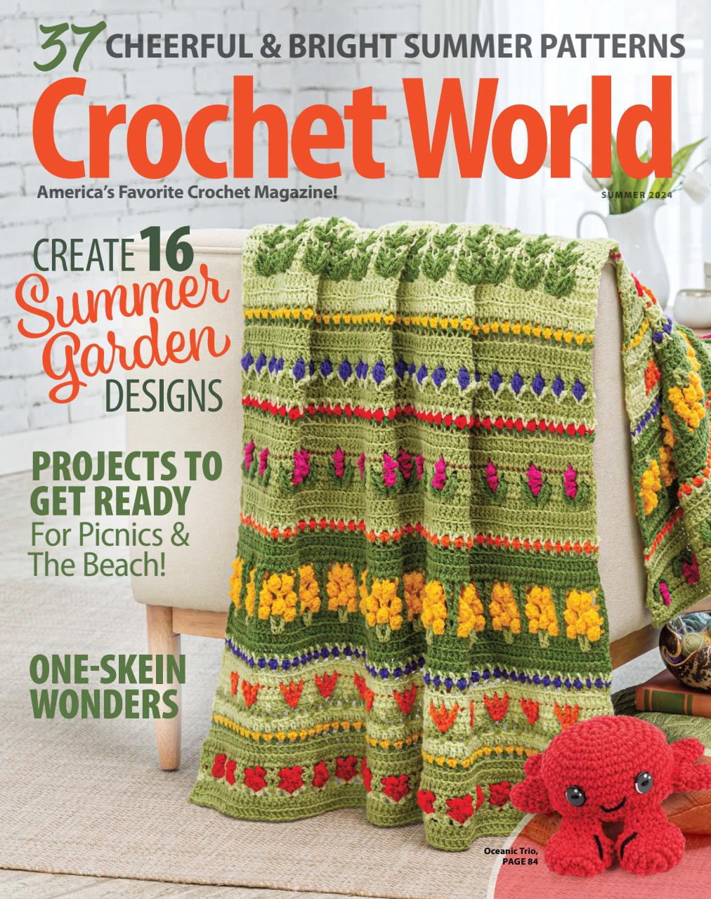 Crochet World Magazine Subscriptions and Summer 2024 Issue | Pocketmags