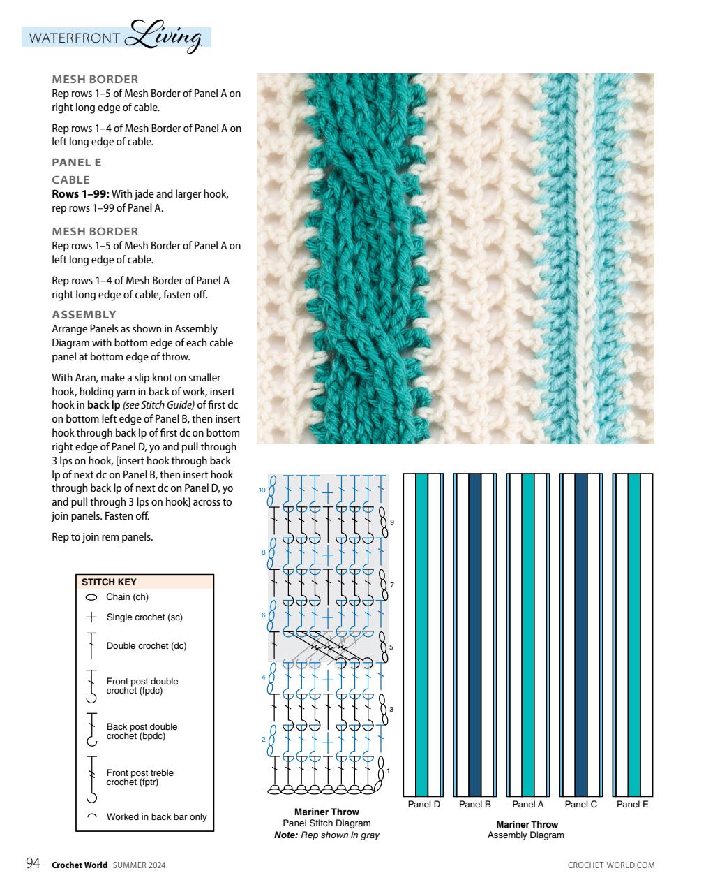 Crochet World Magazine Subscriptions and Summer 2024 Issue | Pocketmags