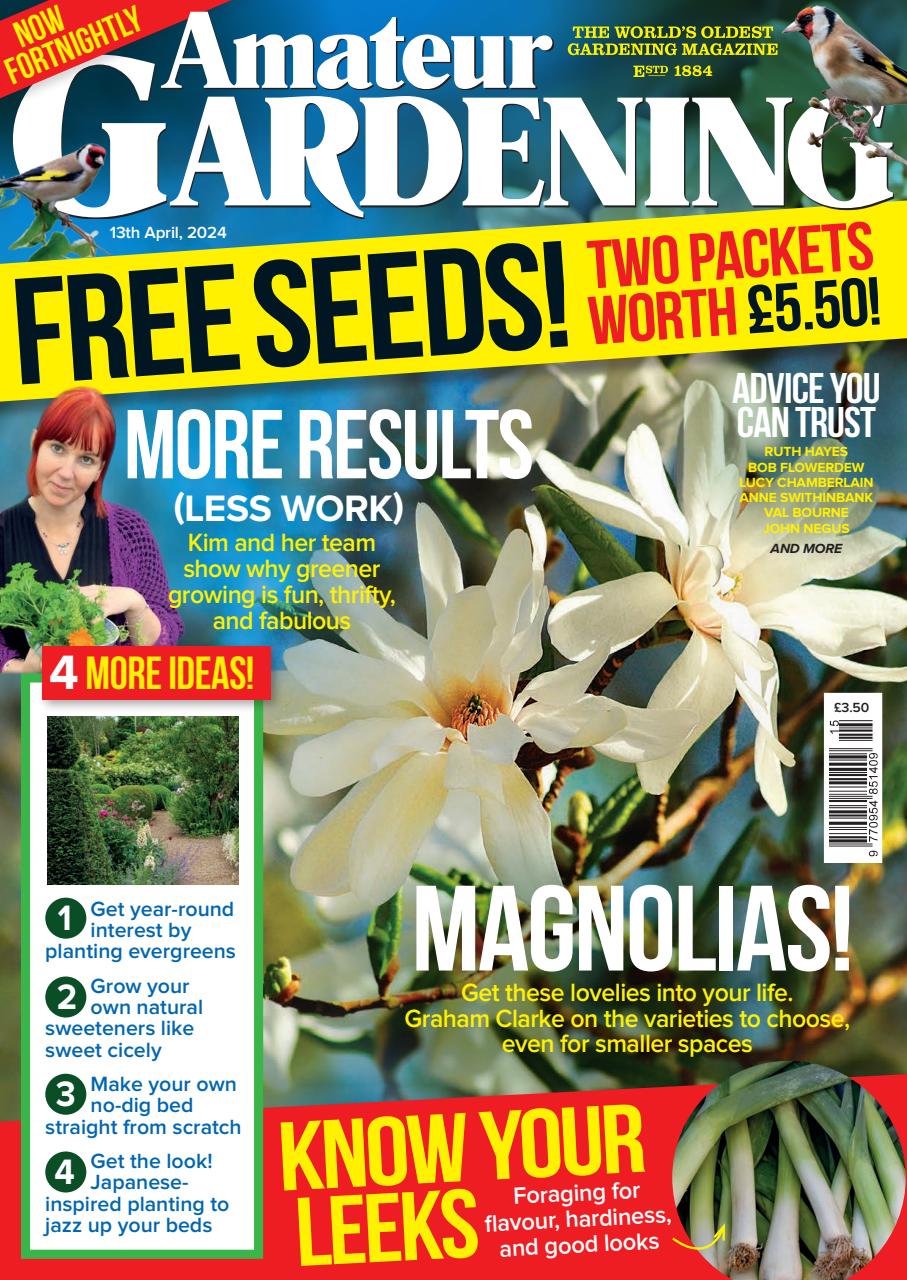 Amateur Gardening Magazine - 13th April 2024 Back Issue