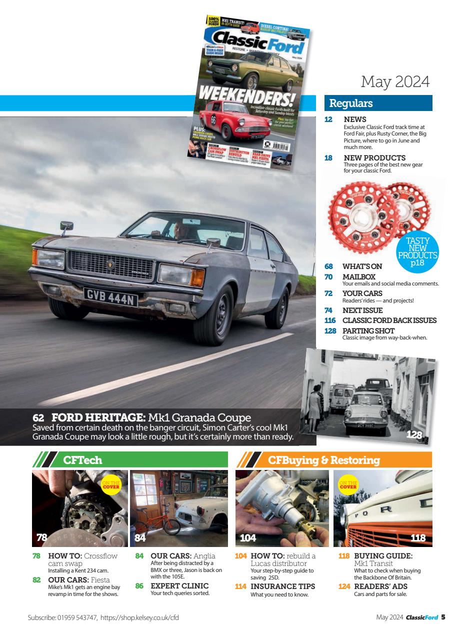 Classic Ford Magazine Subscriptions and May-24 Issue | Pocketmags