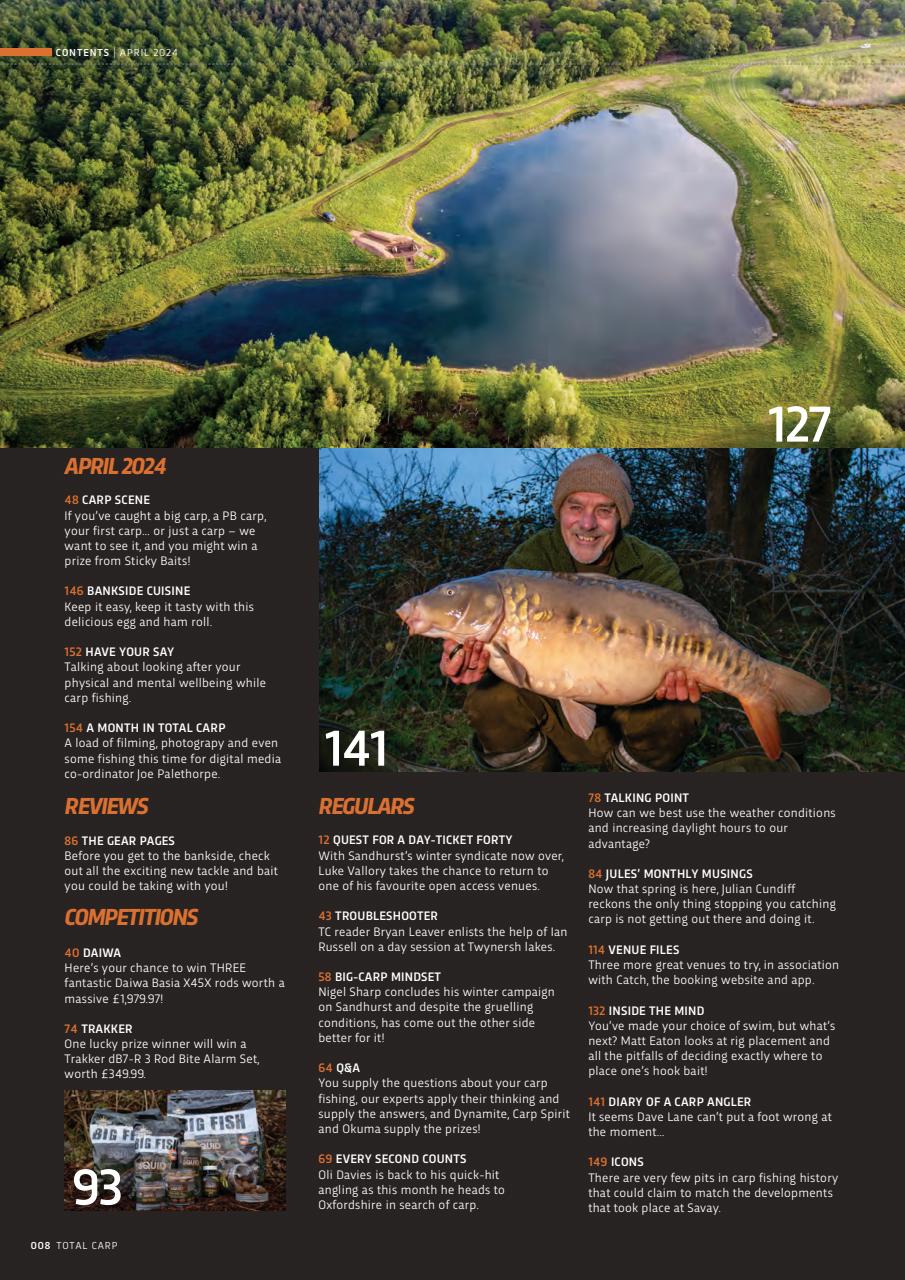 Total Carp Magazine Subscriptions and April 2024 Issue | Pocketmags