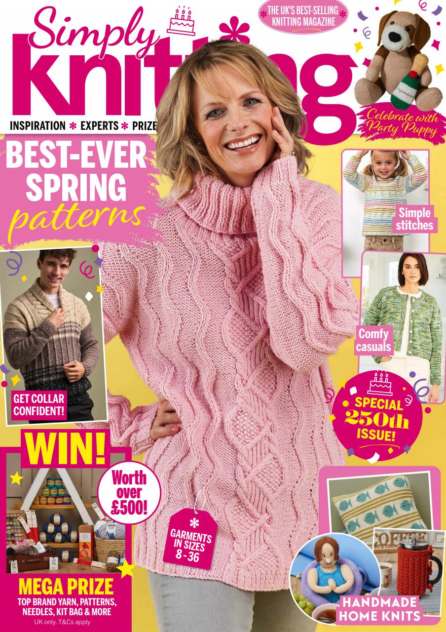 Simply Knitting Magazine Subscriptions and May 2024 Issue | Pocketmags