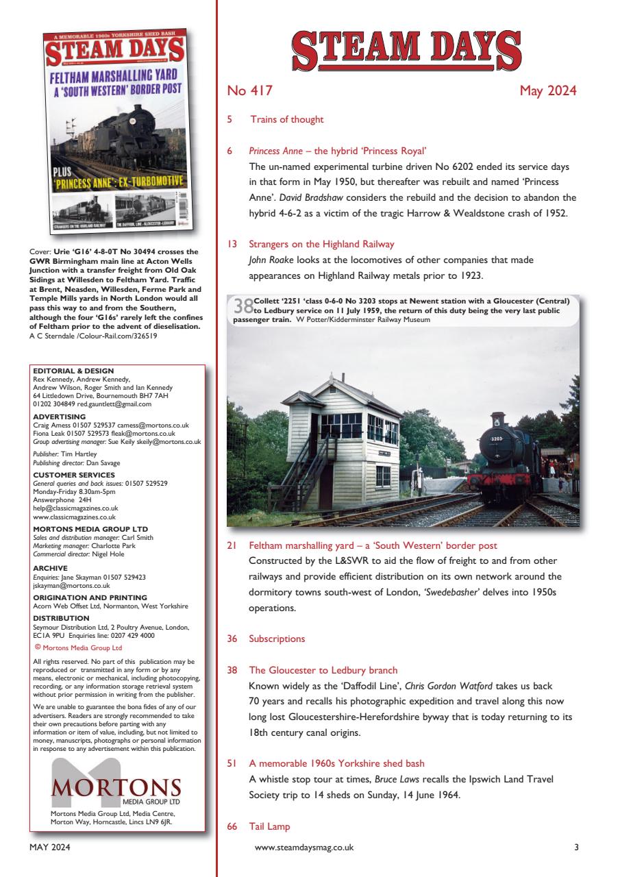 Steam Days Magazine Subscriptions and May 2024 Issue | Pocketmags