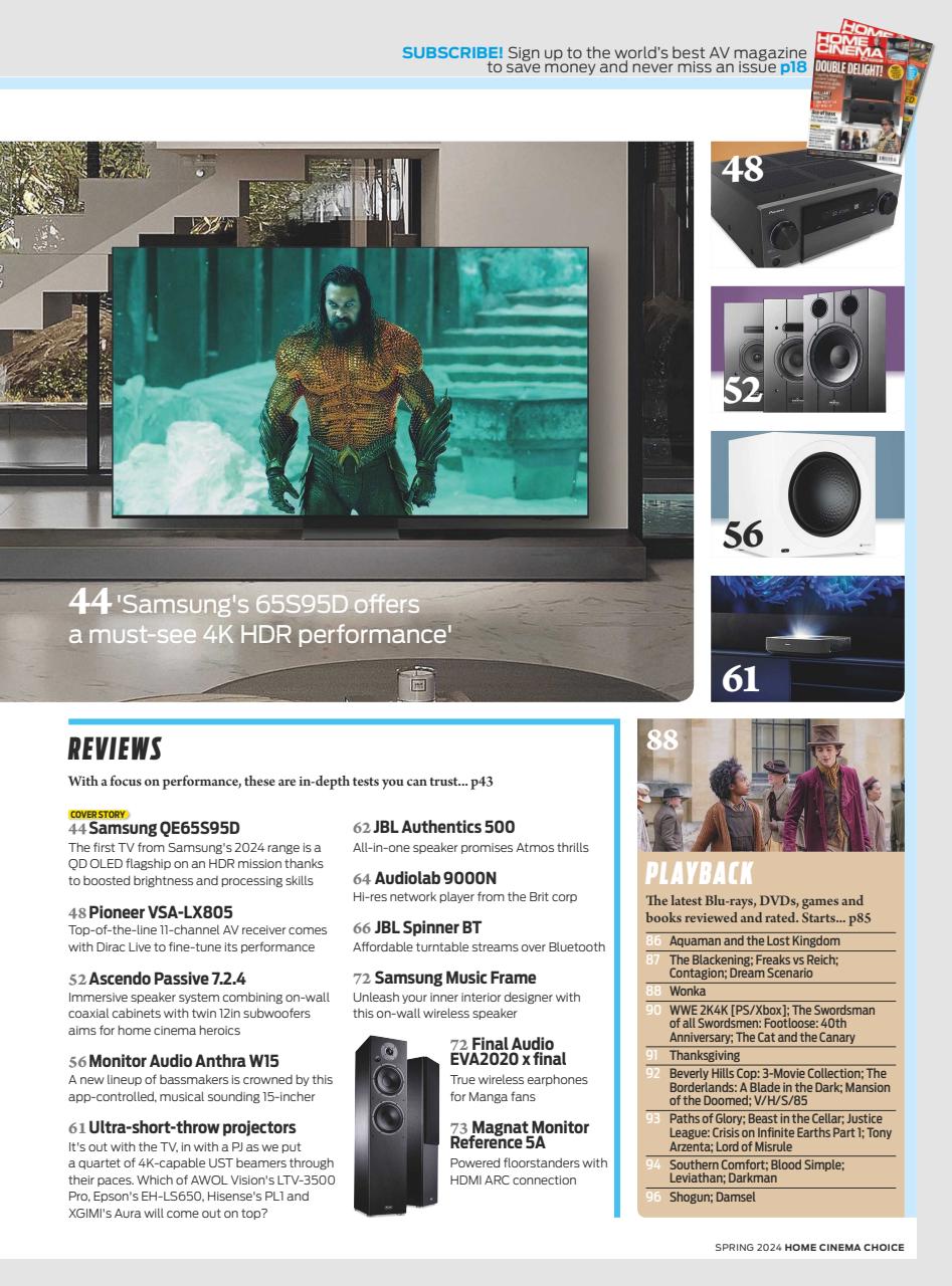 Home Cinema Choice Magazine Subscriptions and Spring 2024 Issue ...