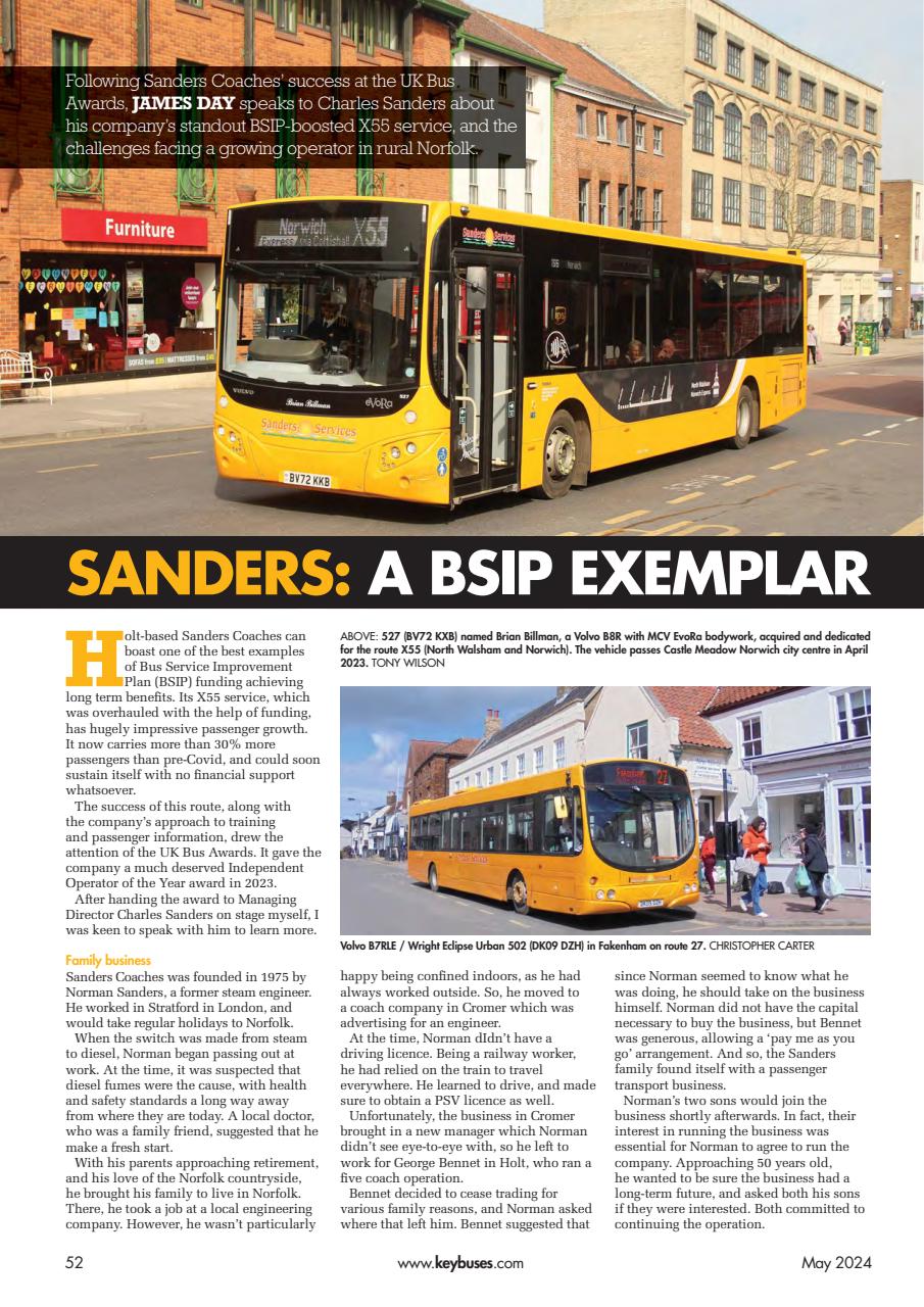 Buses Magazine Abonnements et May 2024 édition | Pocketmags