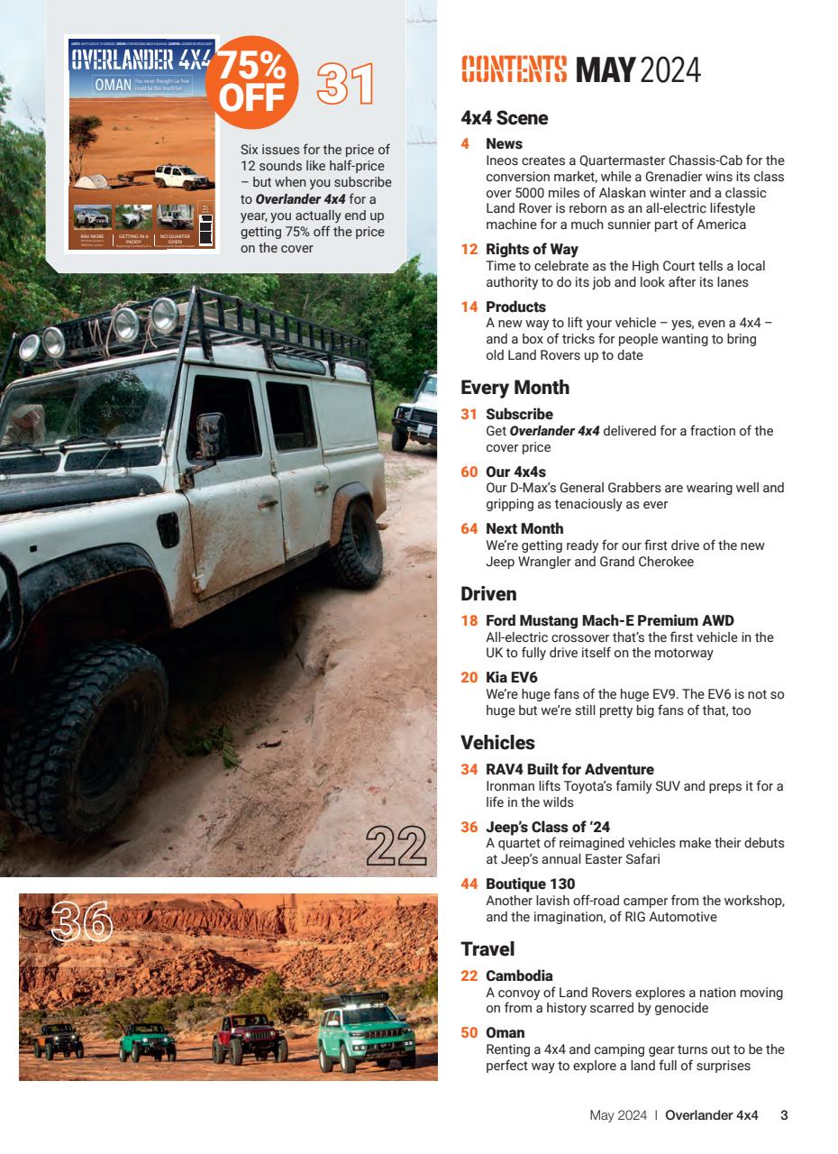 Overlander 4X4 Magazine - May 2024 Retour à l'édition précédente