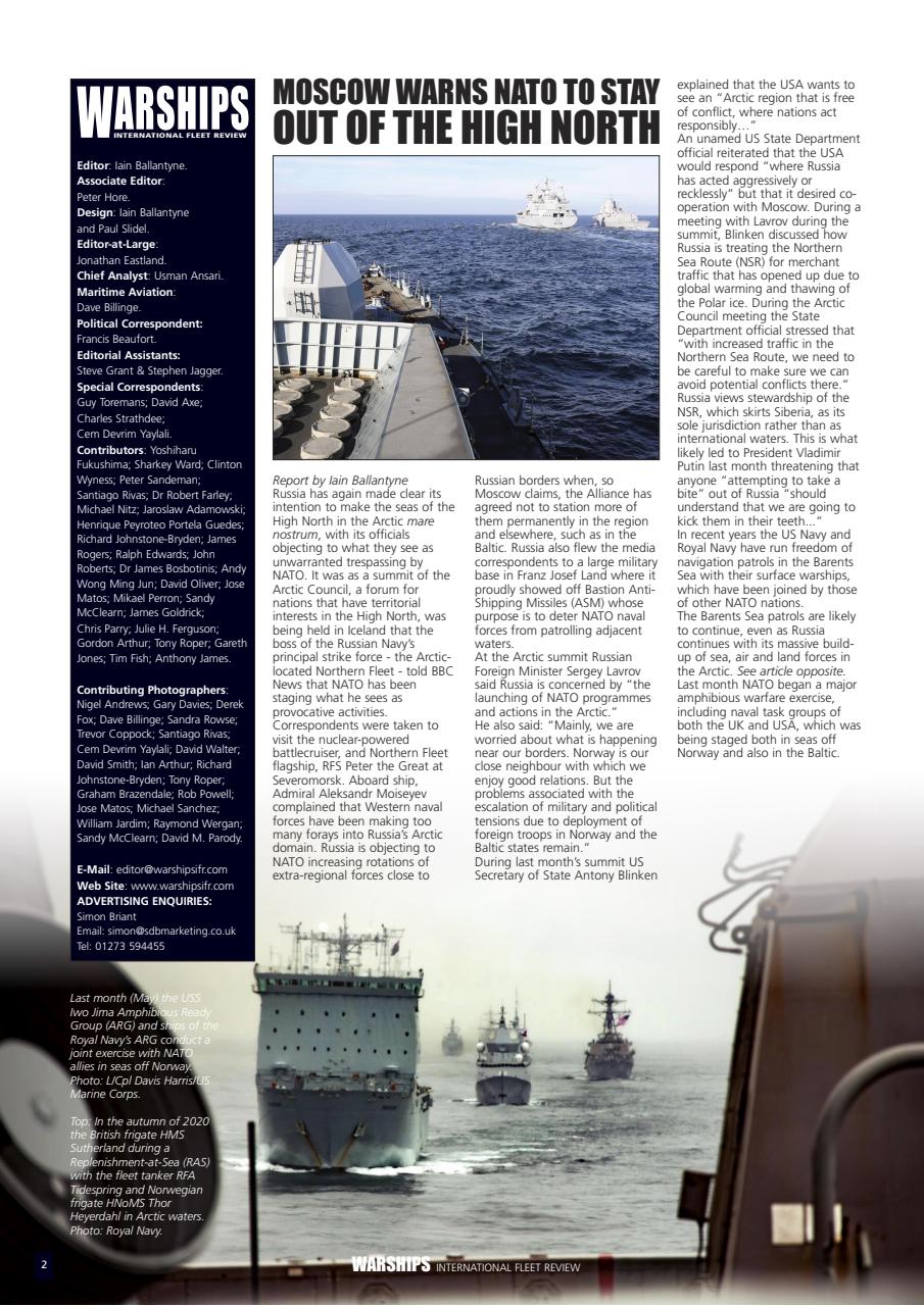 Warships International Fleet Review Magazine - Jul-21 Back Issue