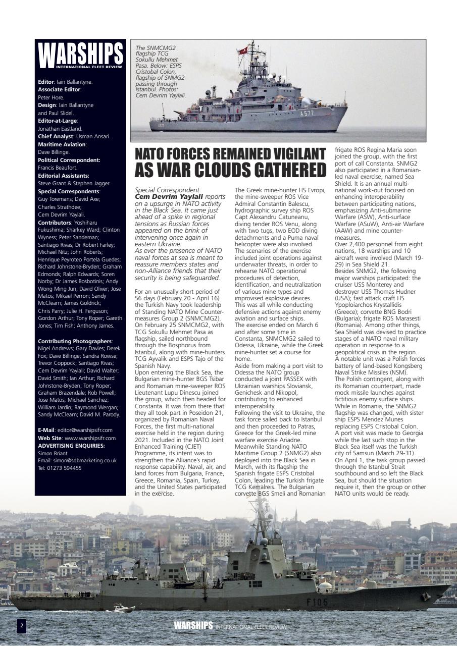 Warships International Fleet Review Magazine - May-21 Back Issue