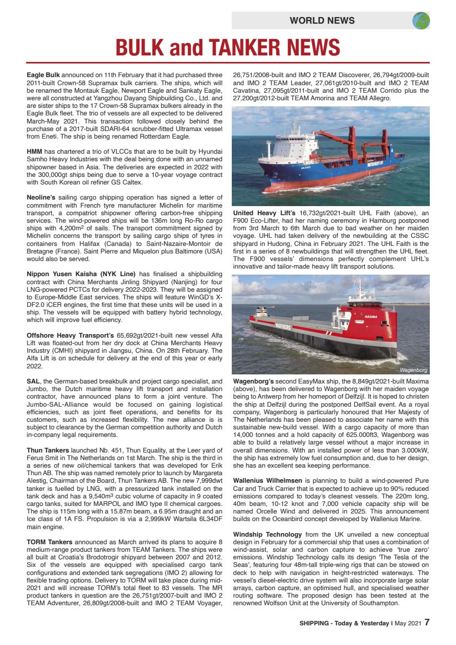 Shipping Today & Yesterday Magazine - May-21 Back Issue