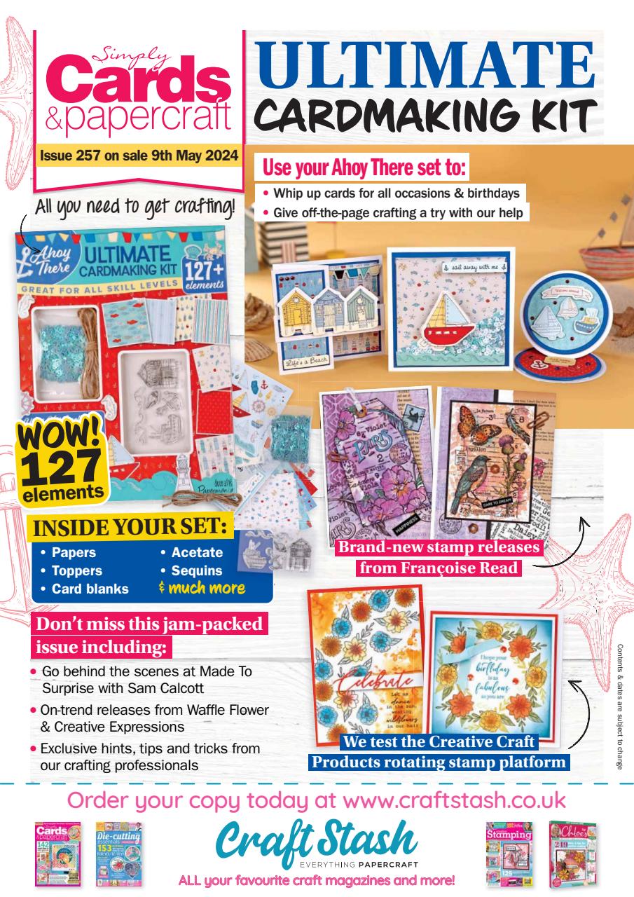Creative Stamping Magazine Subscriptions and Issue 134 Issue
