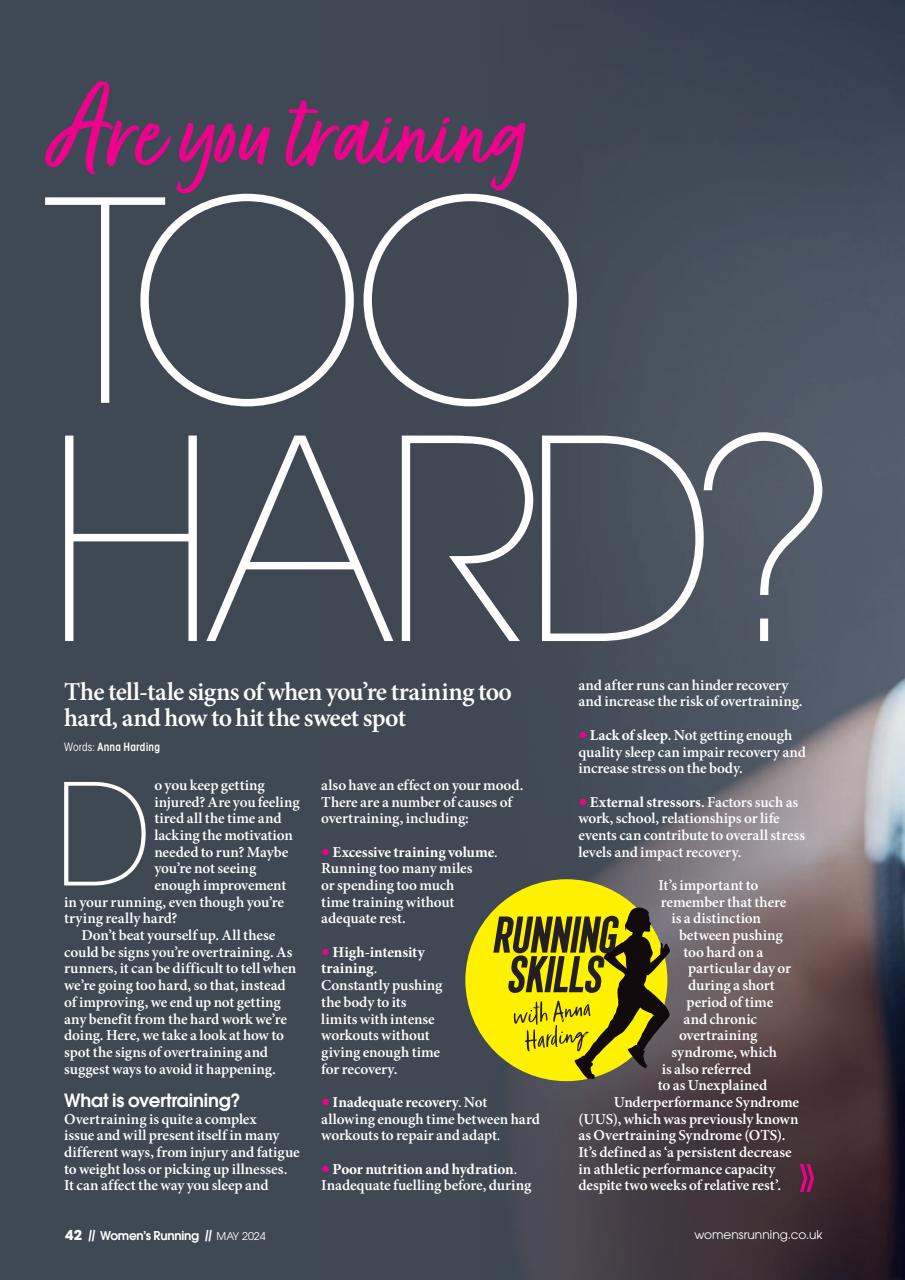 Women’s Running Magazine Subscriptions and May 2024 Issue