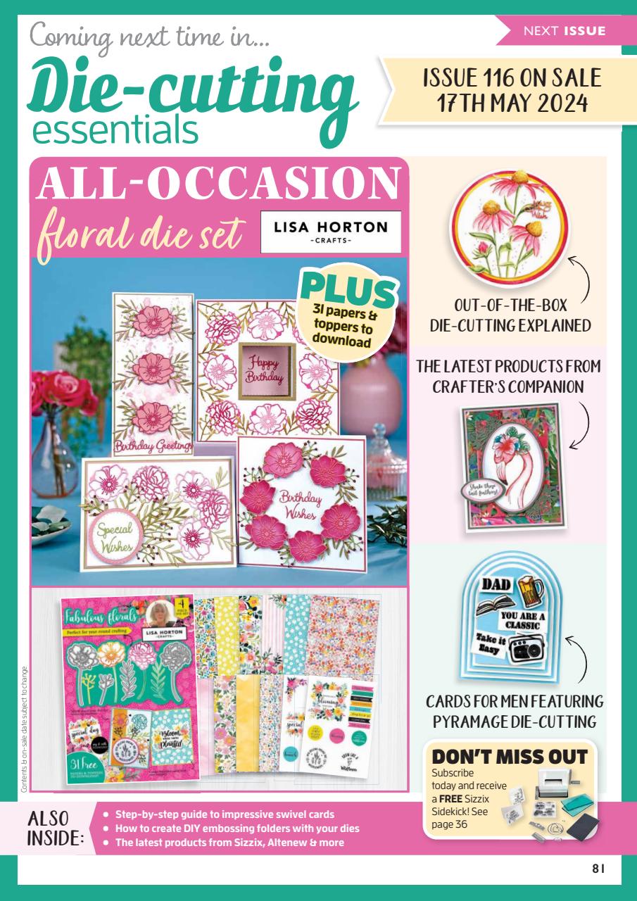 Die-Cutting Essentials Magazine Subscriptions and Issue 115 Issue ...
