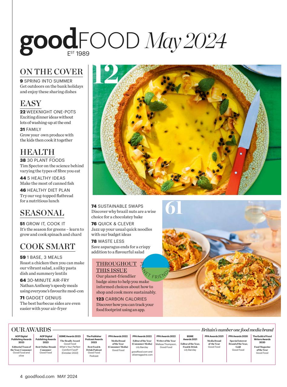 Good Food Magazine Subscriptions and May 2024 Issue