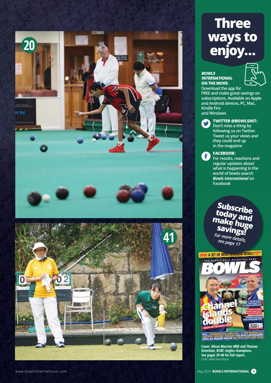 Bowls International Magazine Subscriptions and May 2024 Issue | Pocketmags