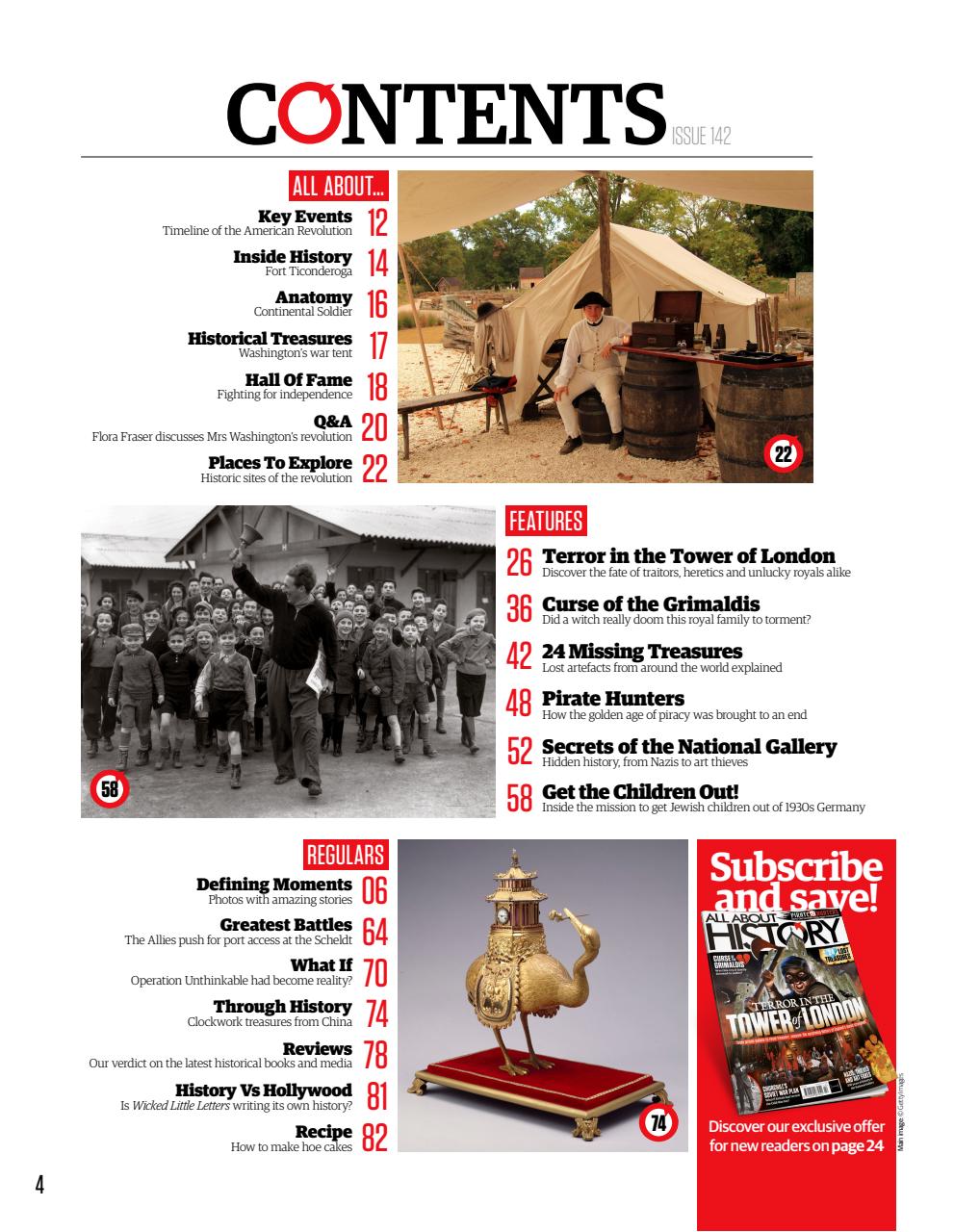 All About History Magazine Subscriptions and Issue 142 Issue | Pocketmags