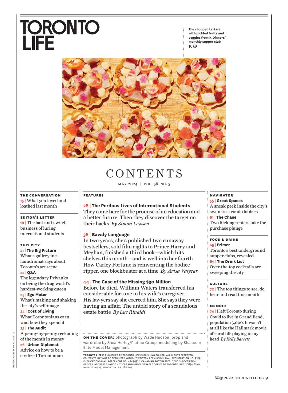 Toronto Life Magazine Subscriptions and May 2024 Issue | Pocketmags