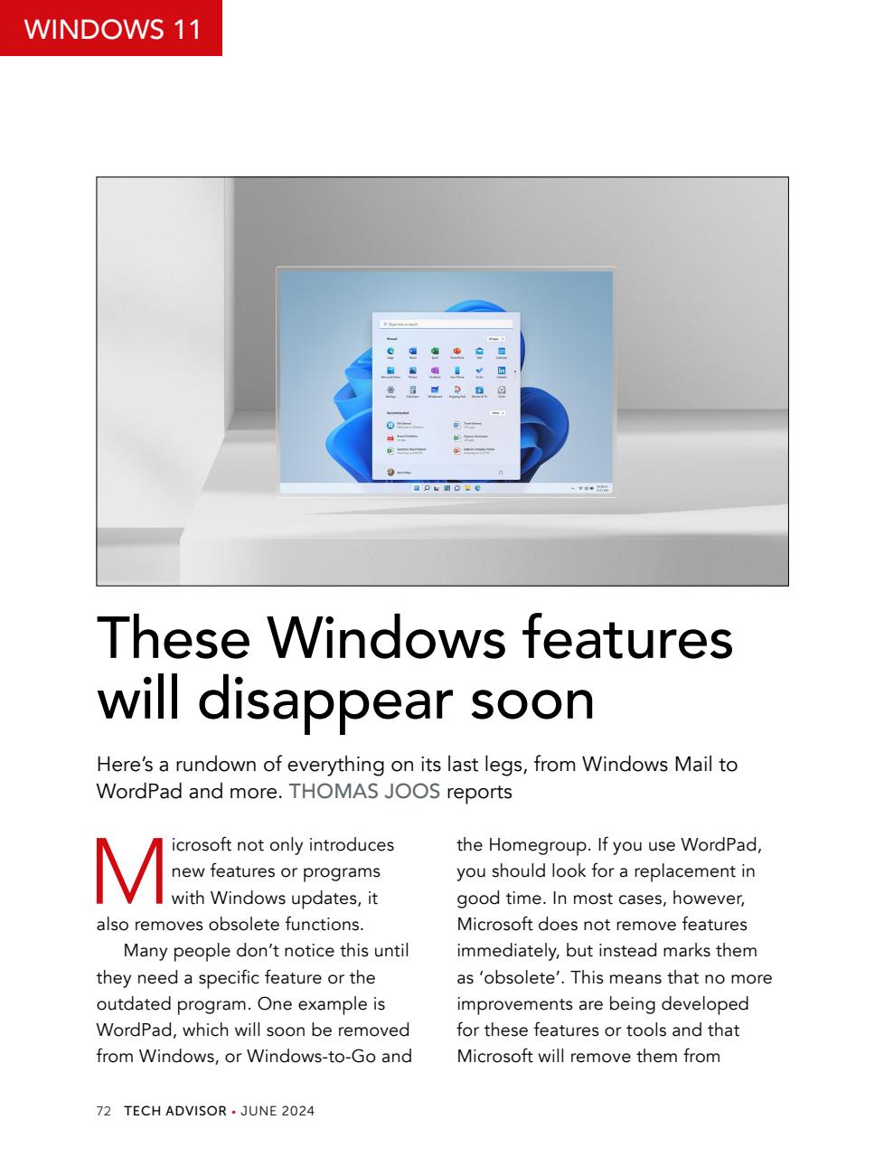 Tech Advisor Magazine Suscripciones y June 2024 edición