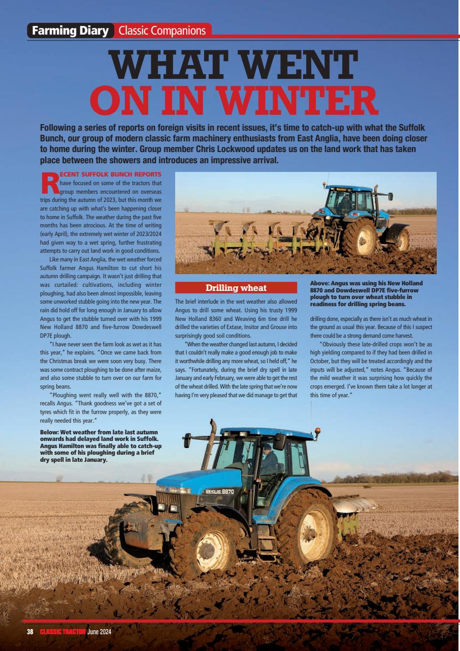 Classic Tractor Magazine Subscriptions and June 2024 Issue | Pocketmags