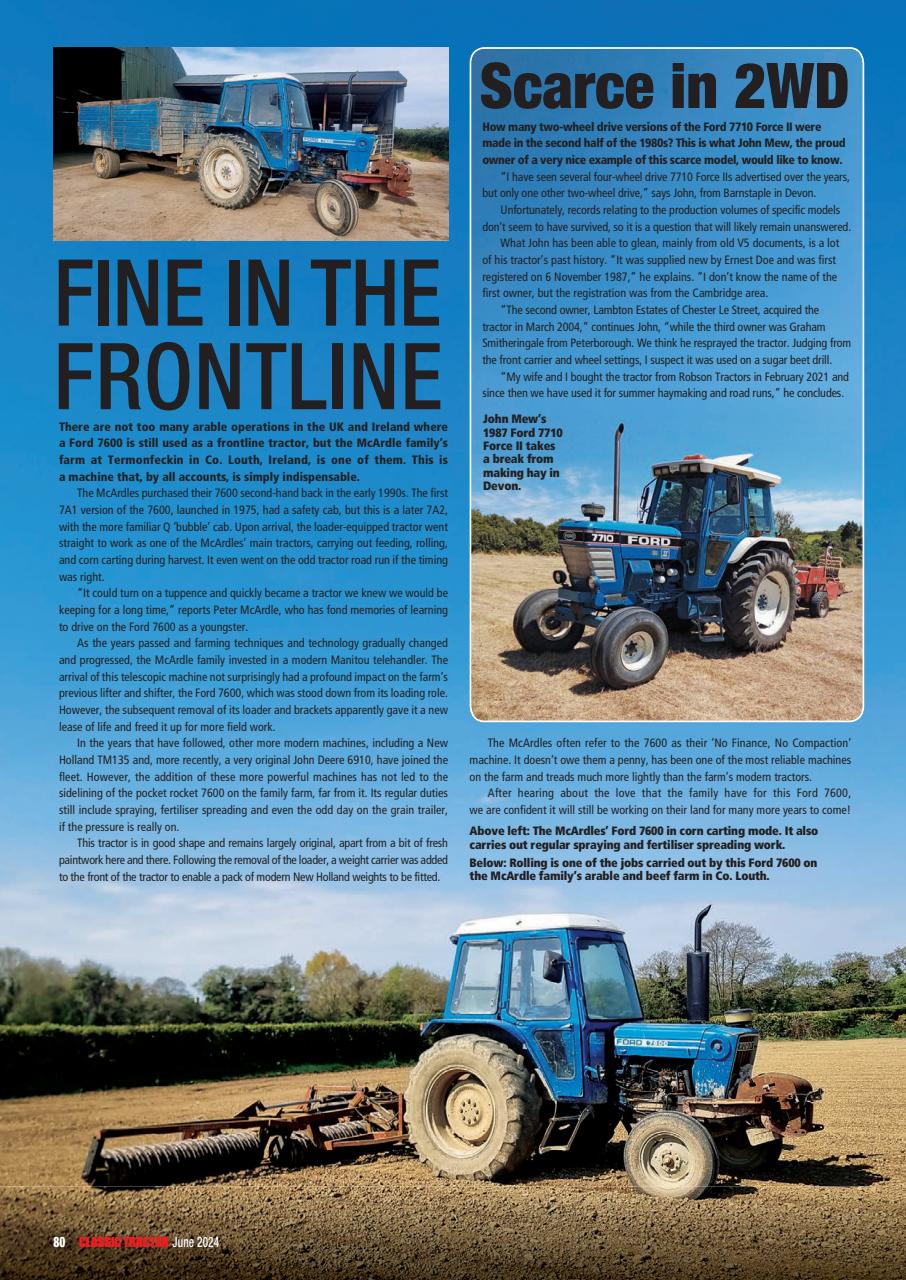 Classic Tractor Magazine Subscriptions and June 2024 Issue | Pocketmags