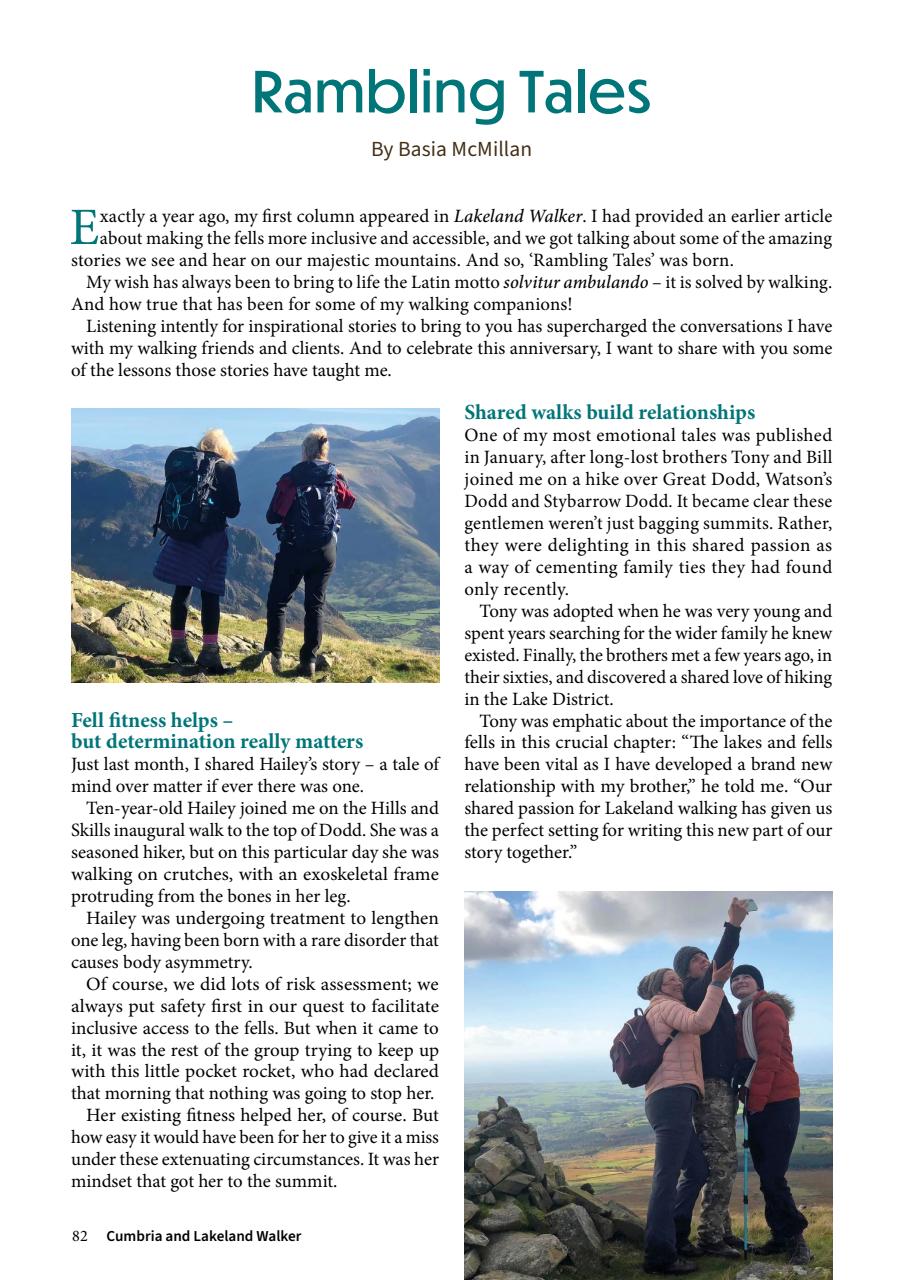Cumbria and Lakeland Walker Magazine Subscriptions and May 2024 Issue ...