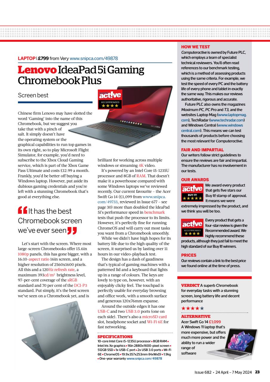 Computer Active Magazine Subscriptions and 682 Issue | Pocketmags