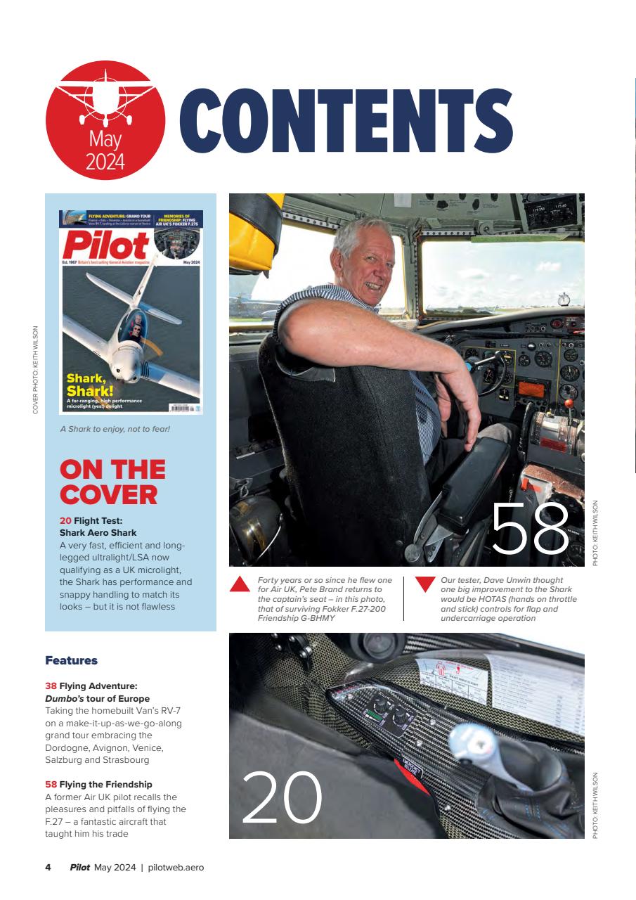 Pilot Magazine Subscriptions and May 2024 Issue
