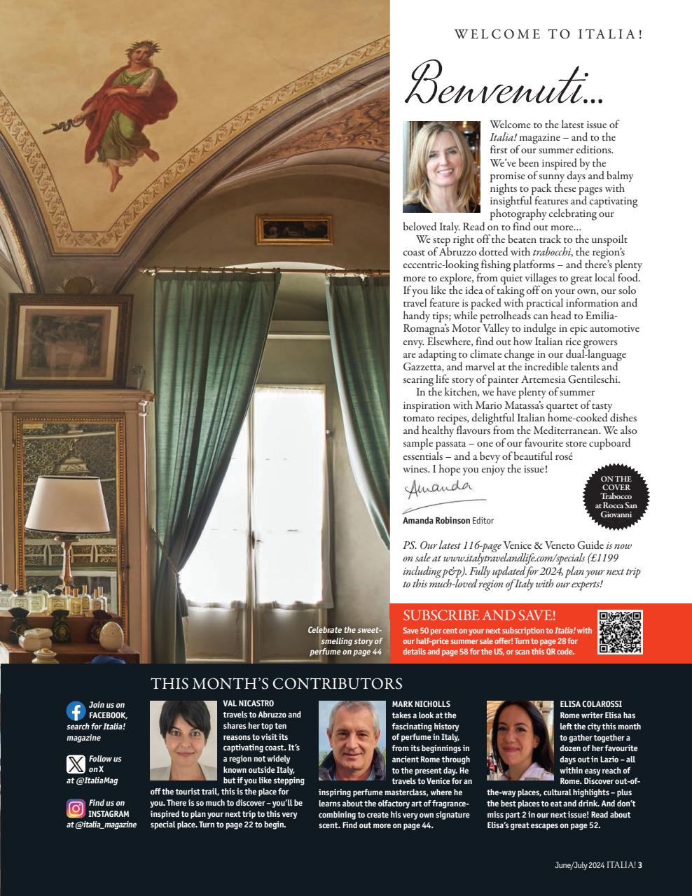 Italia! Magazine Subscriptions and Jun/Jul 2024 Issue