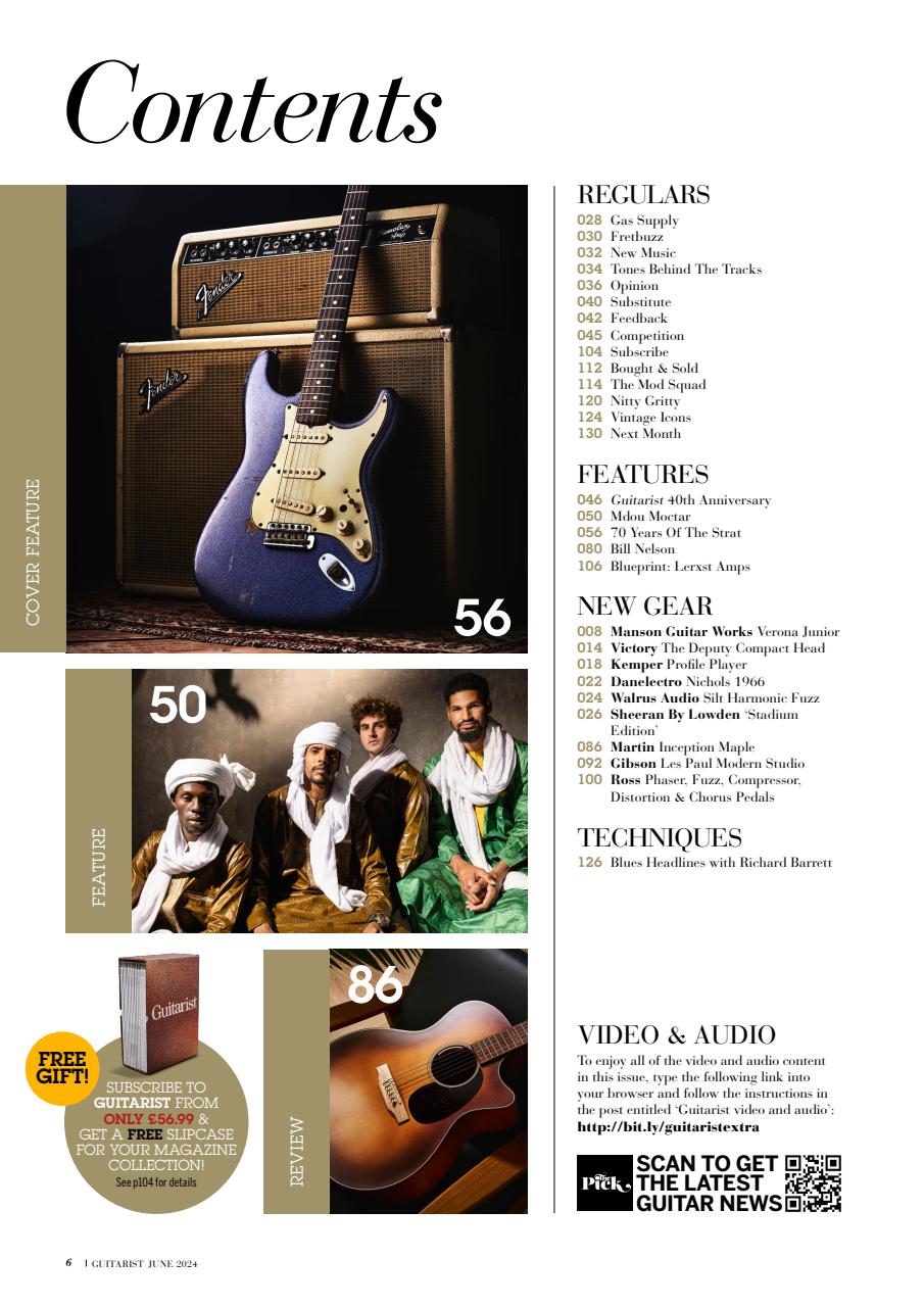 Guitarist Magazine Subscriptions and June 2024 Issue