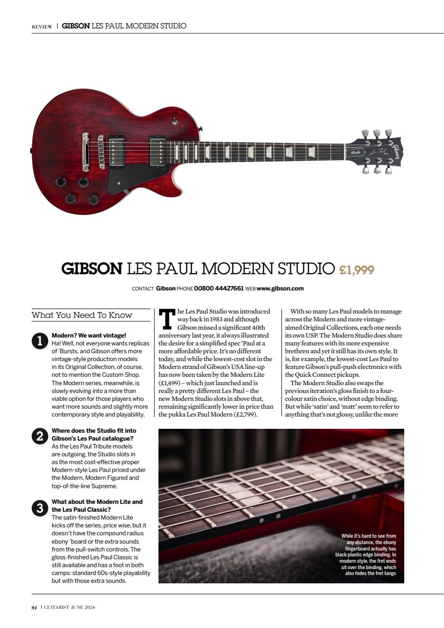 Guitarist Magazine Subscriptions and June 2024 Issue