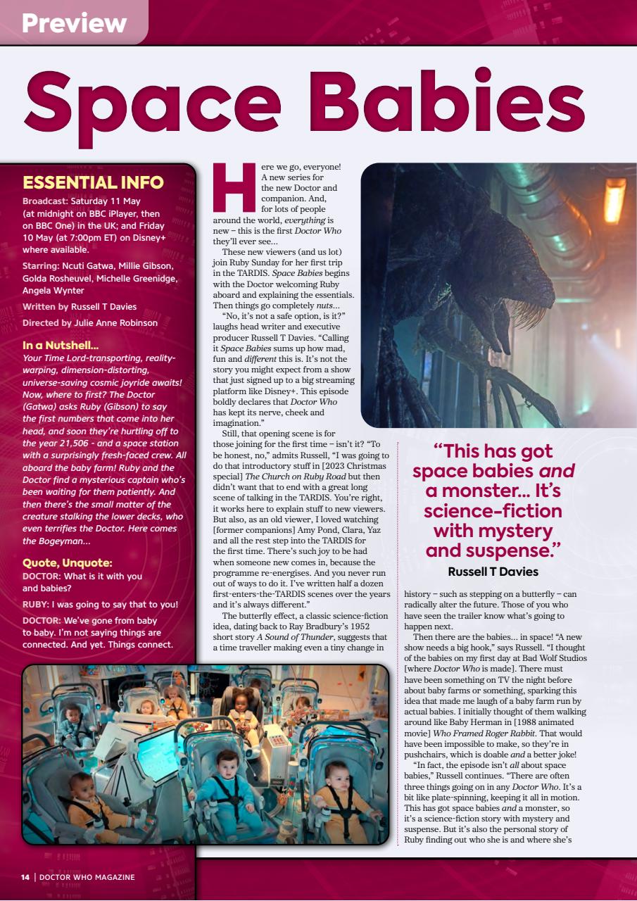 Doctor Who Magazine Subscriptions and 603 Issue