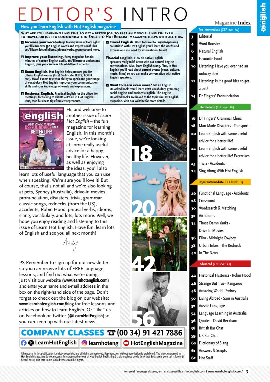 Learn Hot English Magazine Subscriptions and 264 Issue