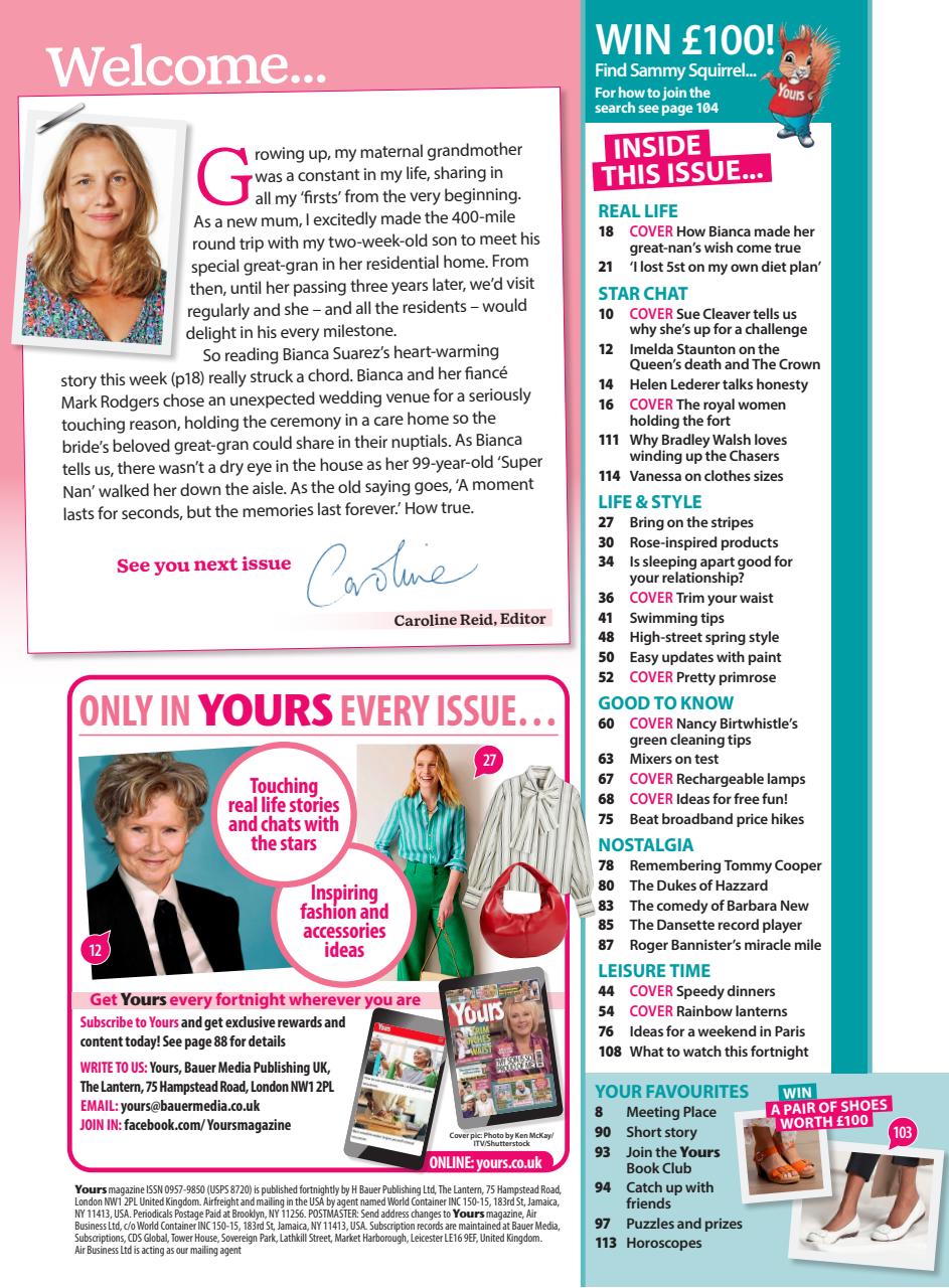 Yours Magazine Subscriptions and 453 Issue | Pocketmags