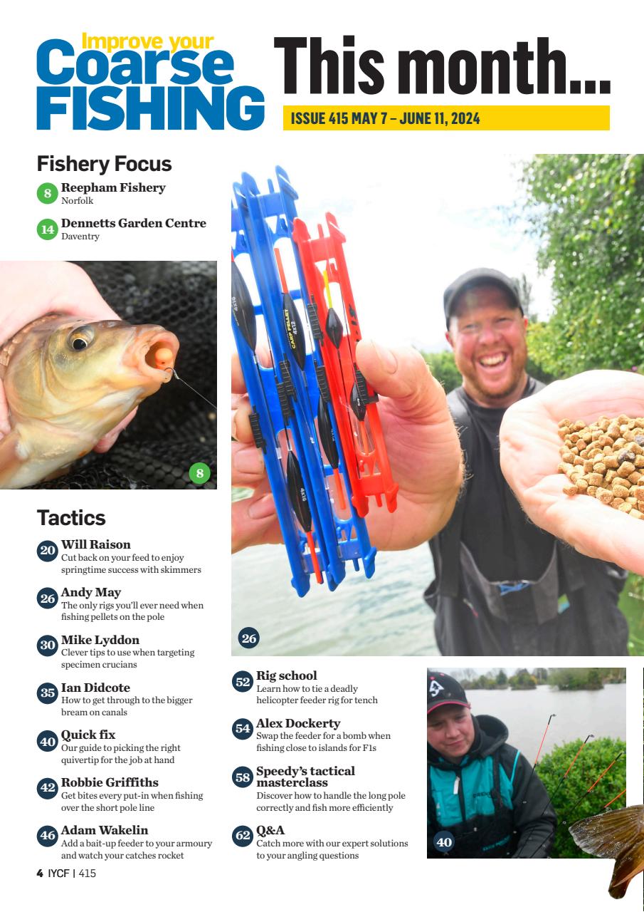 Improve Your Coarse Fishing Magazine Subscriptions and 415 Issue