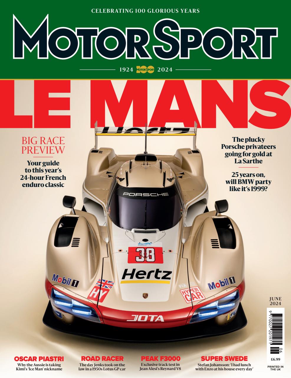 Motor Sport Magazine Subscriptions and Jun-24 Issue