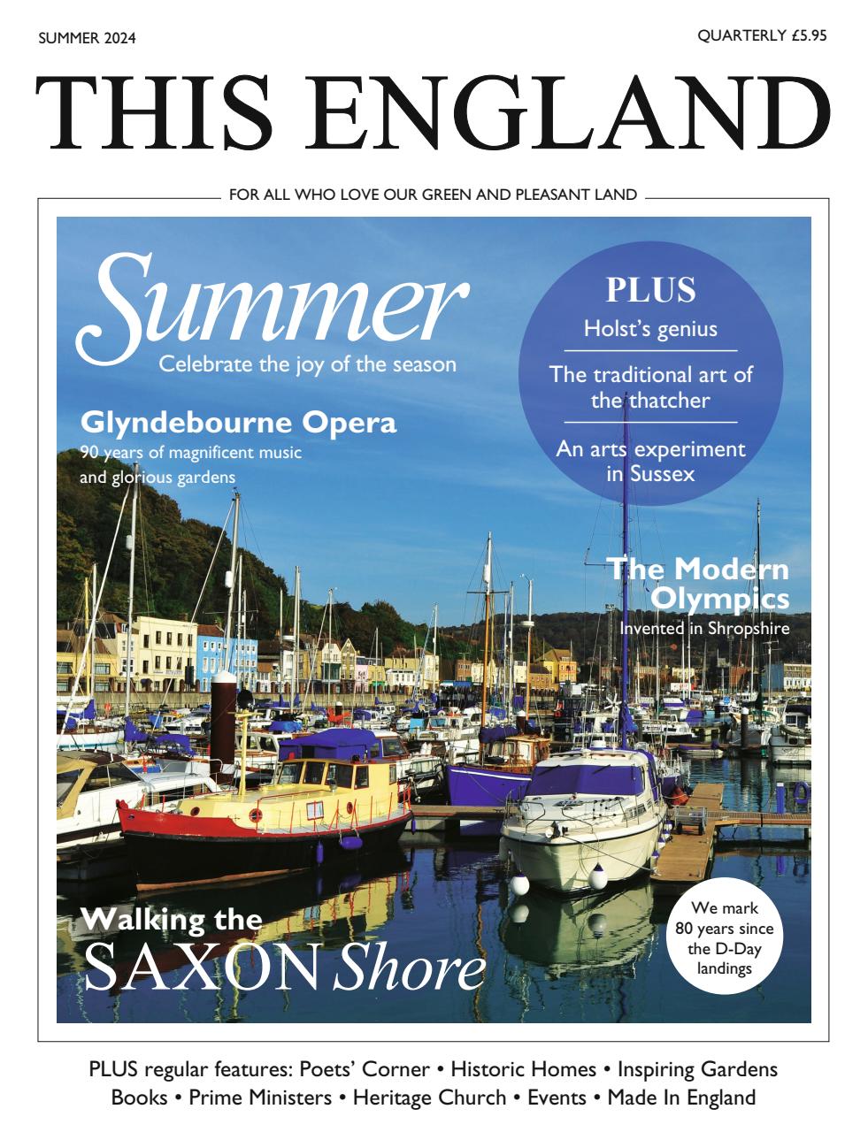 This England Magazine Subscriptions and Summer 2024 Issue | Pocketmags