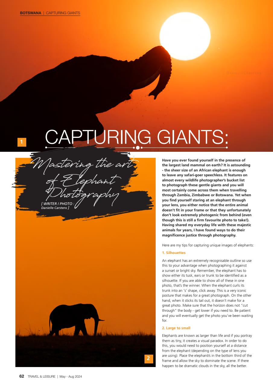 Travel & Leisure Zambia & Zimbabwe Magazine Subscriptions and Issue 27 ...