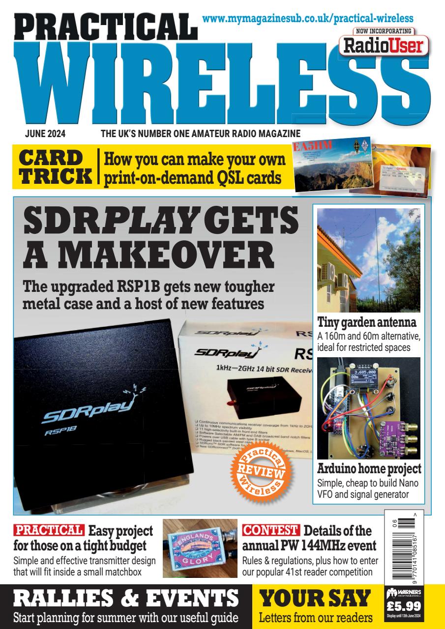 Practical Wireless Magazine Subscriptions and June 2024 Issue