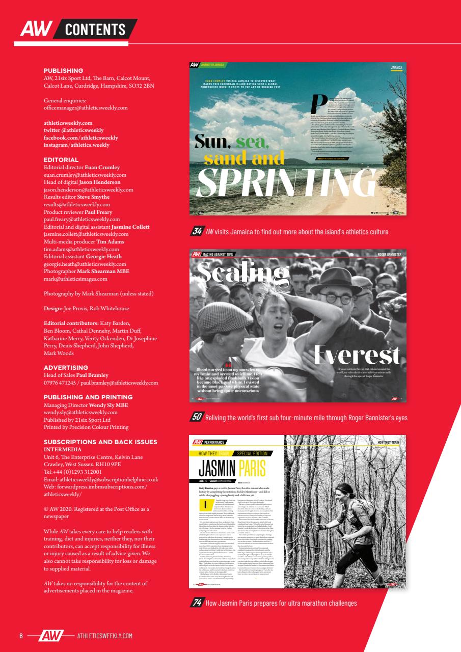 AW – Athletics Weekly Magazine Subscriptions and AW May 2024 Issue